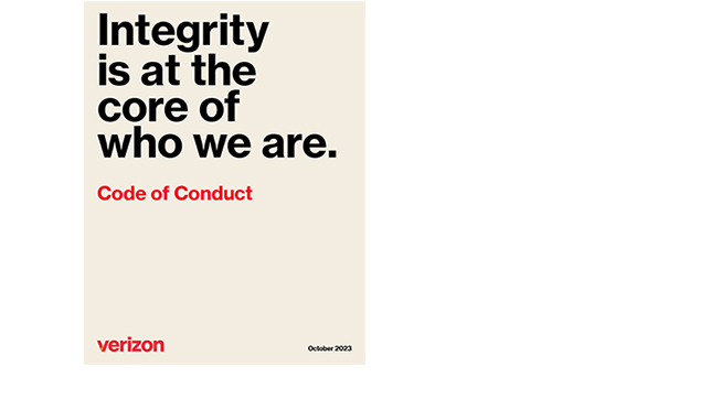 Code of Conduct and Credo About Verizon