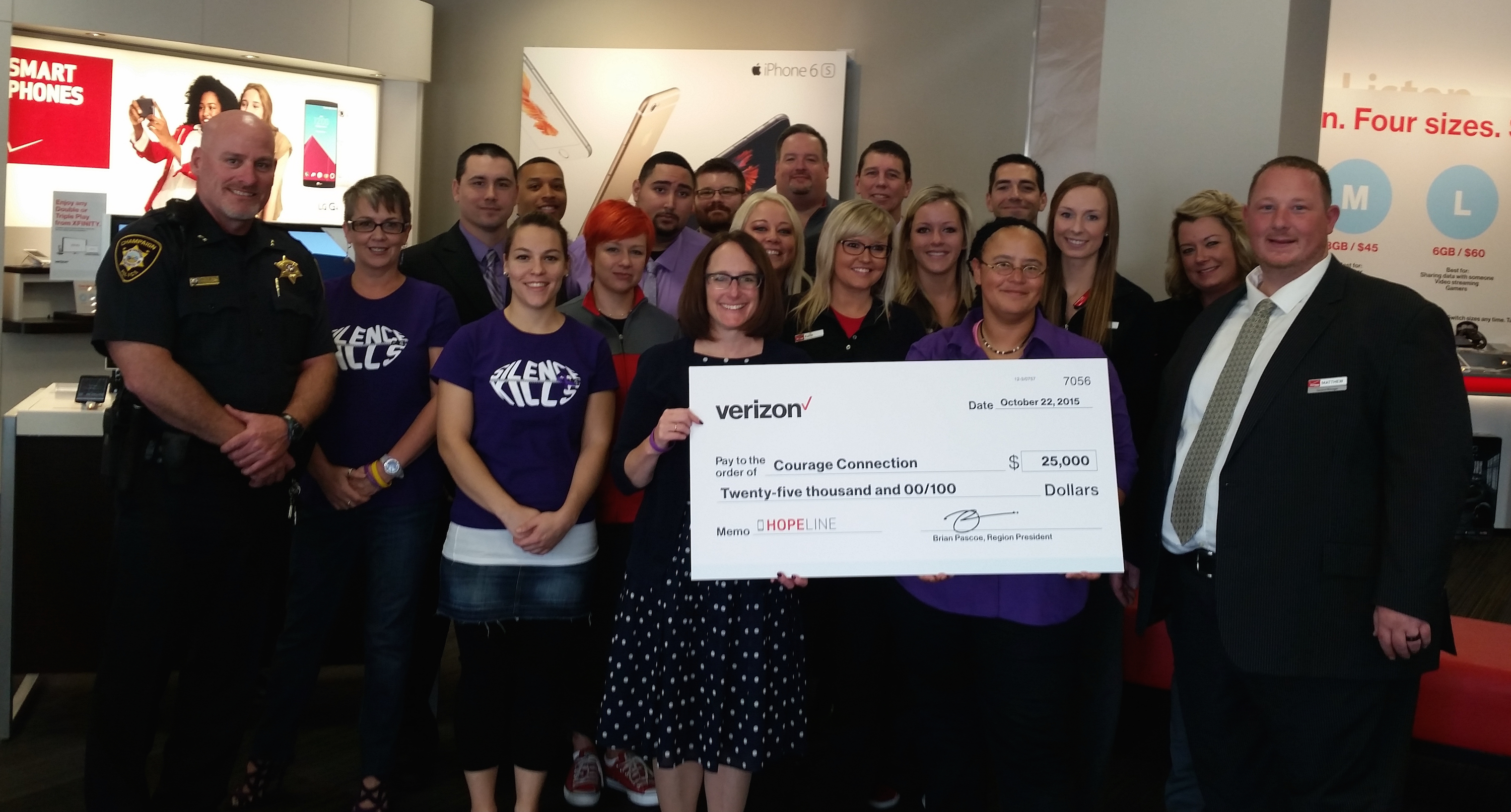 Verizon HopeLine Honors the Life of Courage Connection Employee Lost to ...